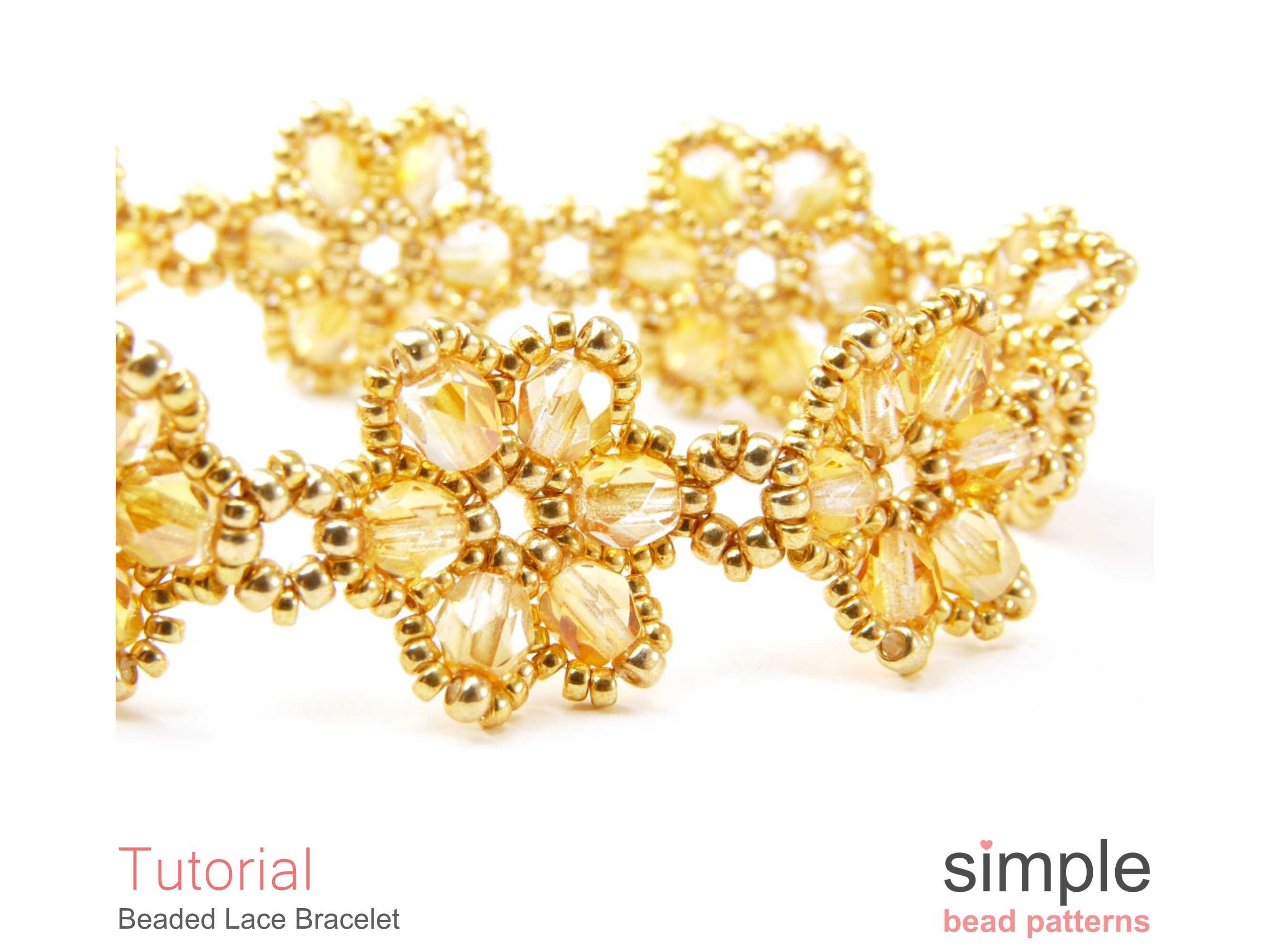 Flower Choker Bead Necklace Pattern Seed Bead Choker - Etsy