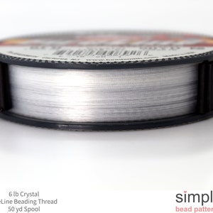 6 LB Crystal Fireline Beading Thread: 50 Yard Roll - Etsy