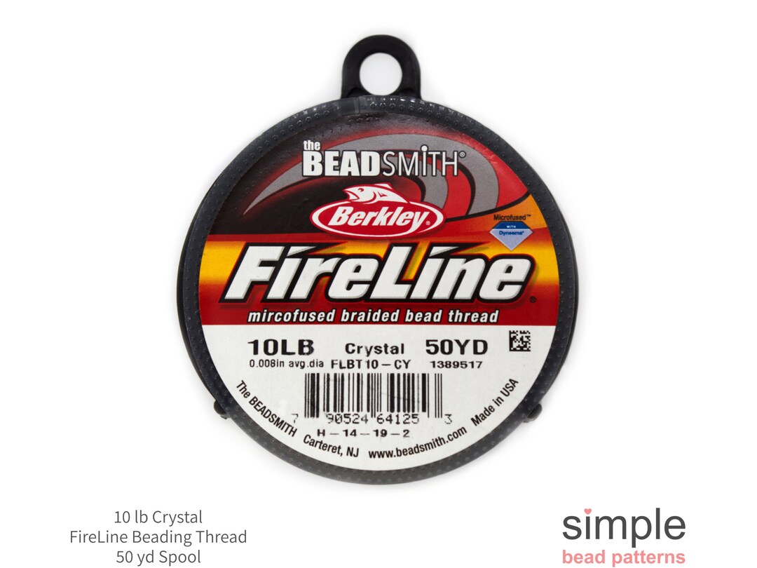 10 LB Crystal Fireline Beading Thread 50 Yds Fireline Crystal 10lb ...