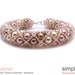 Beading Pattern Beaded Tube Bracelet / Necklace, Bead Weaving Pattern ...