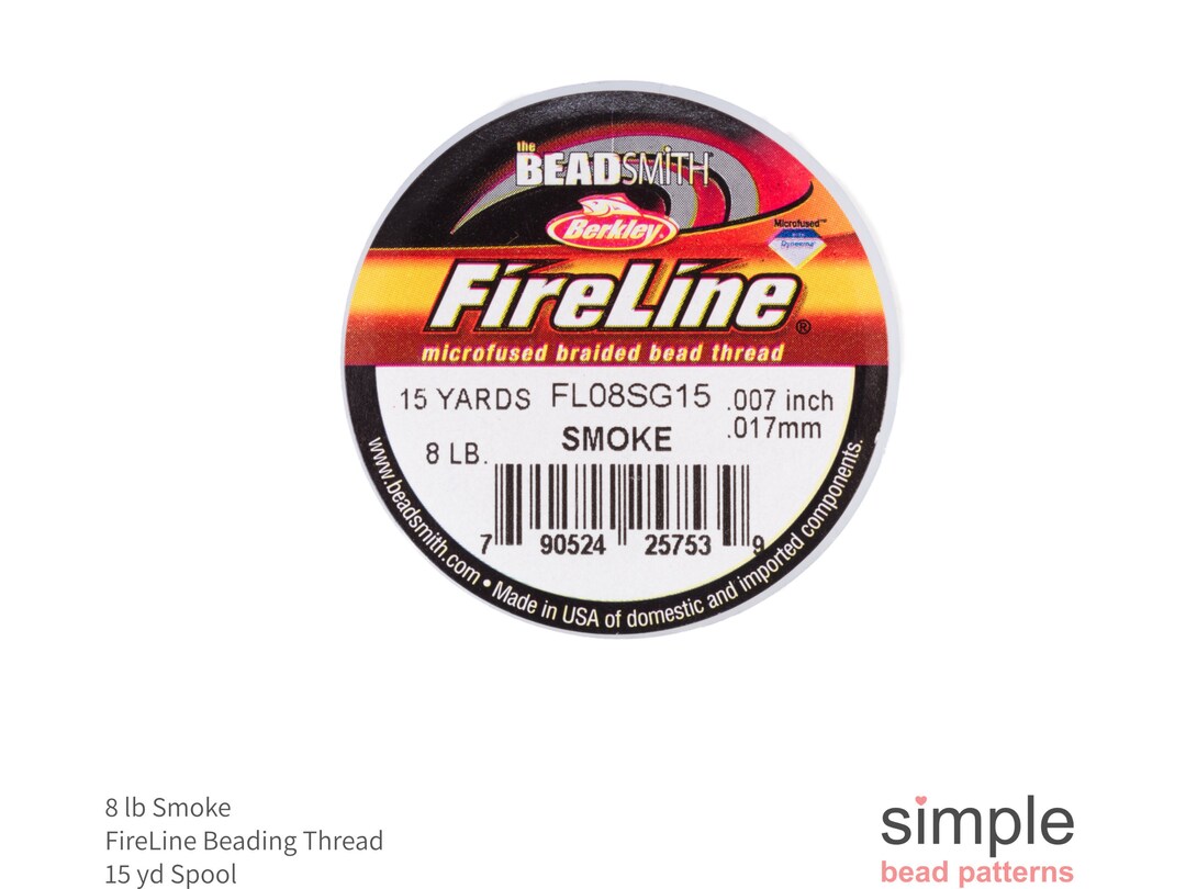 8 LB Smoke Gray Fireline Beading Thread: 15 Yard Spool - Etsy