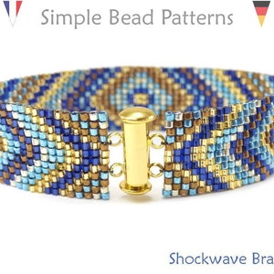Bracelet Beading Pattern Simple Bead Patterns Square Stitch - Etsy