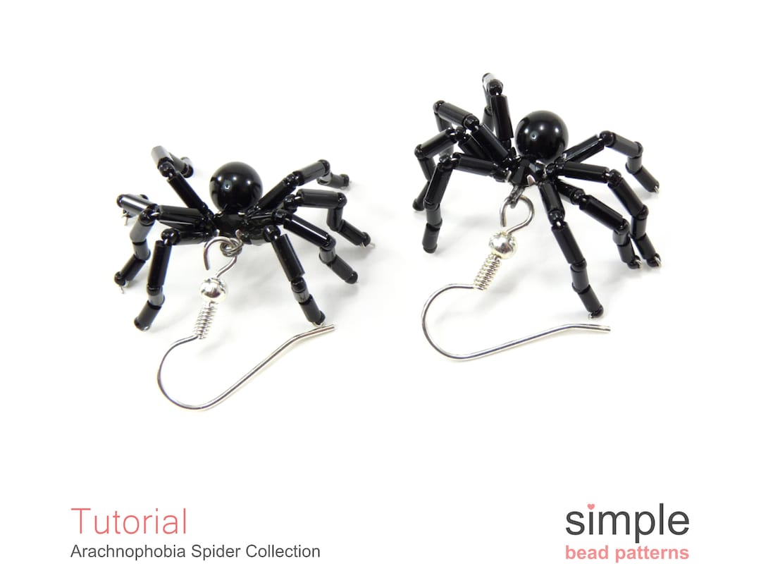 Beaded Spiders Tutorial and Patterns, How to Make a Beaded Spider ...