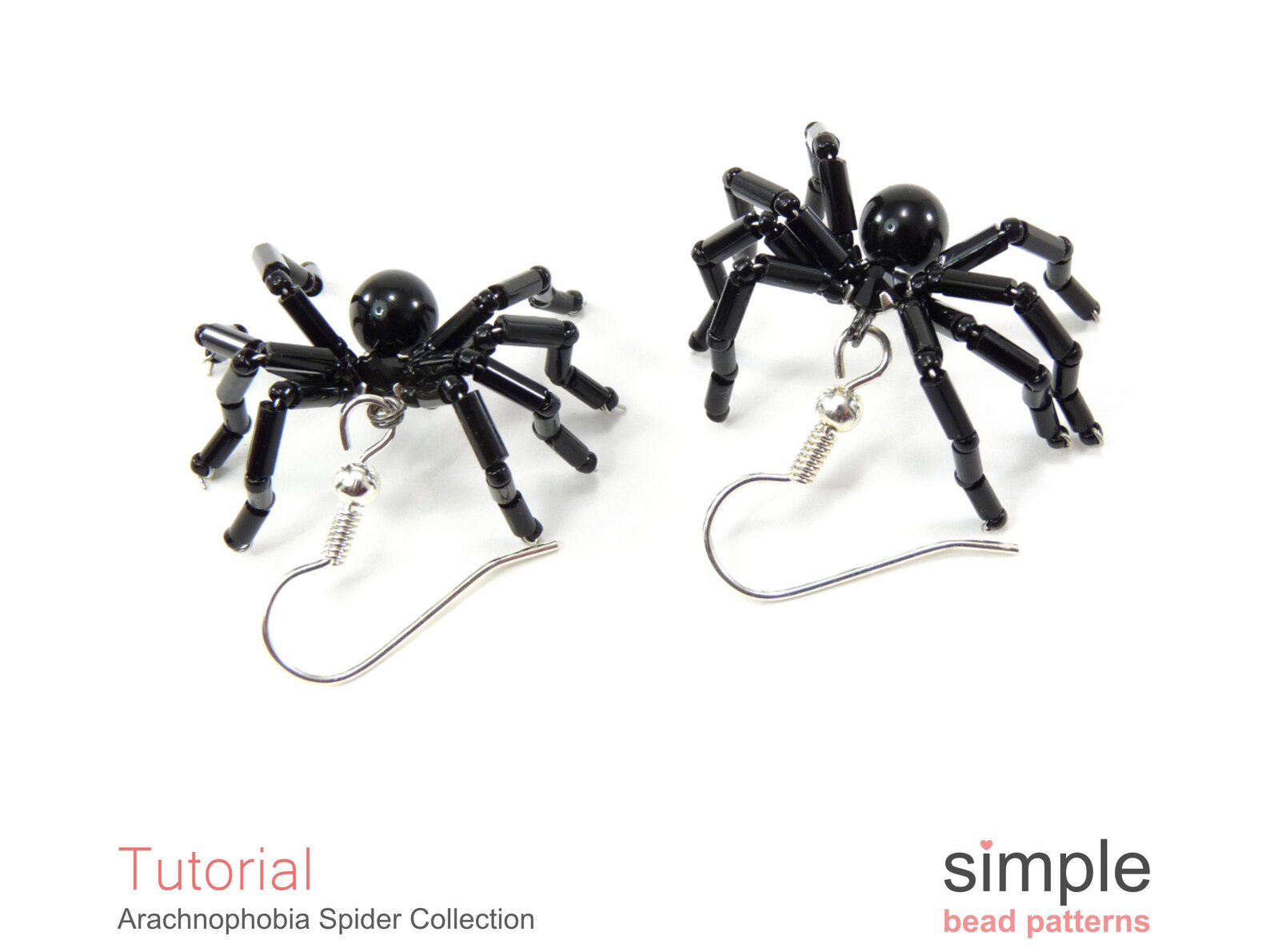 Beaded Spiders Tutorial and Patterns How to Make a Beaded | Etsy