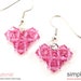 Beaded Heart Earrings Pattern, Beaded Gift Ideas, Jewelry Making ...