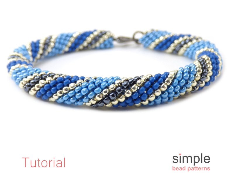Tubular Peyote Stitch Pattern Beaded Bracelet Necklace - Etsy