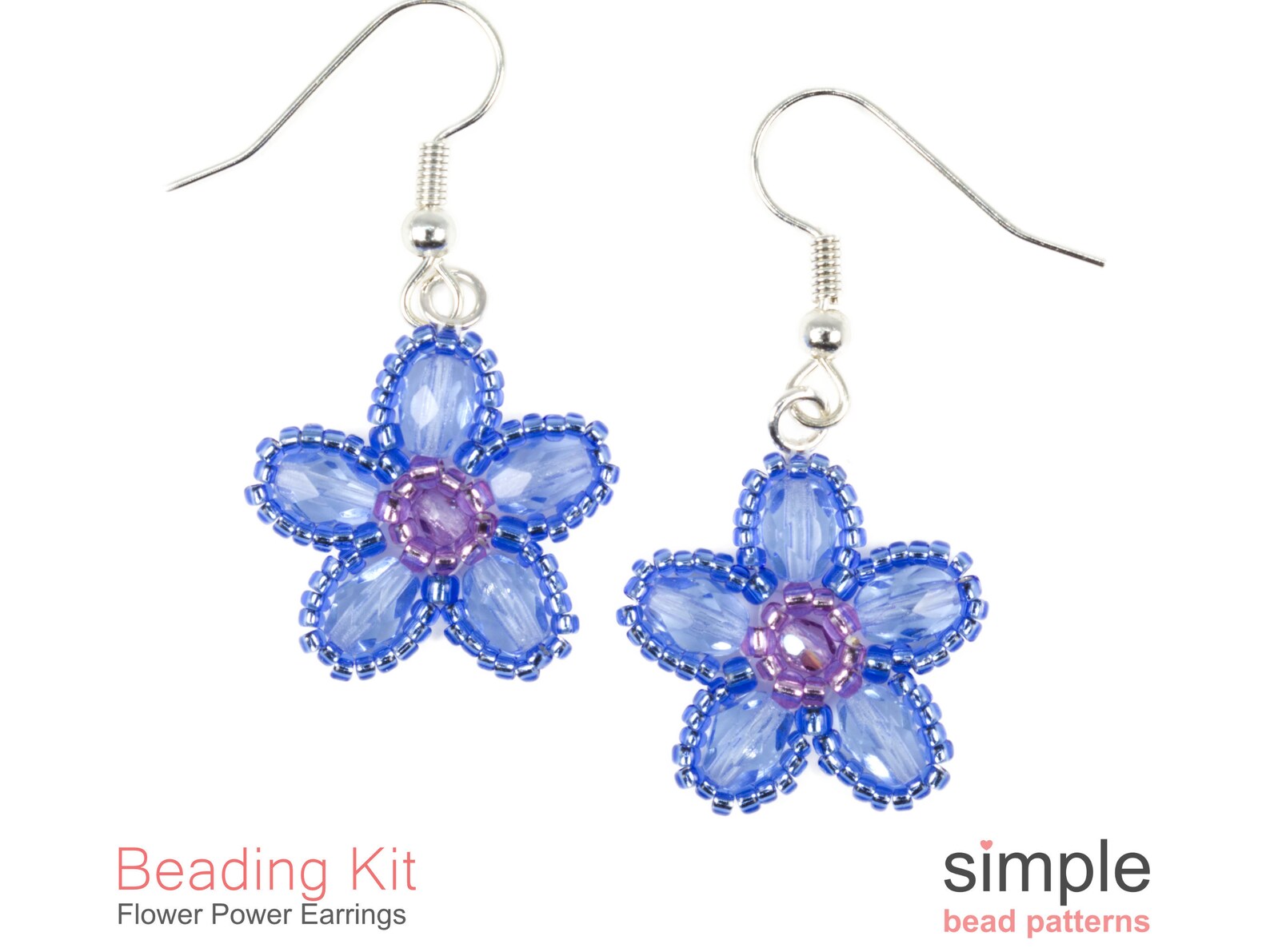 Beaded Flower Earrings Kit Jewelry Making Kit for Adults - Etsy