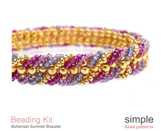 Bracelet Making Kit Beadweaving Kits Jewelry Making Kit for - Etsy