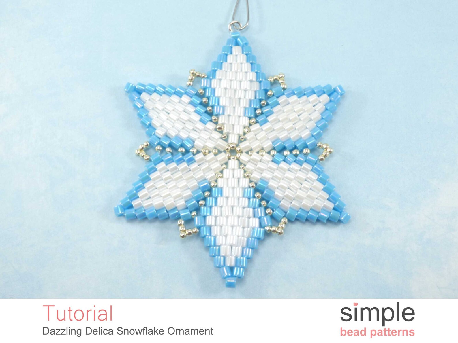 Beaded Snowflake Ornament Pattern Make Christmas Ornaments - Etsy