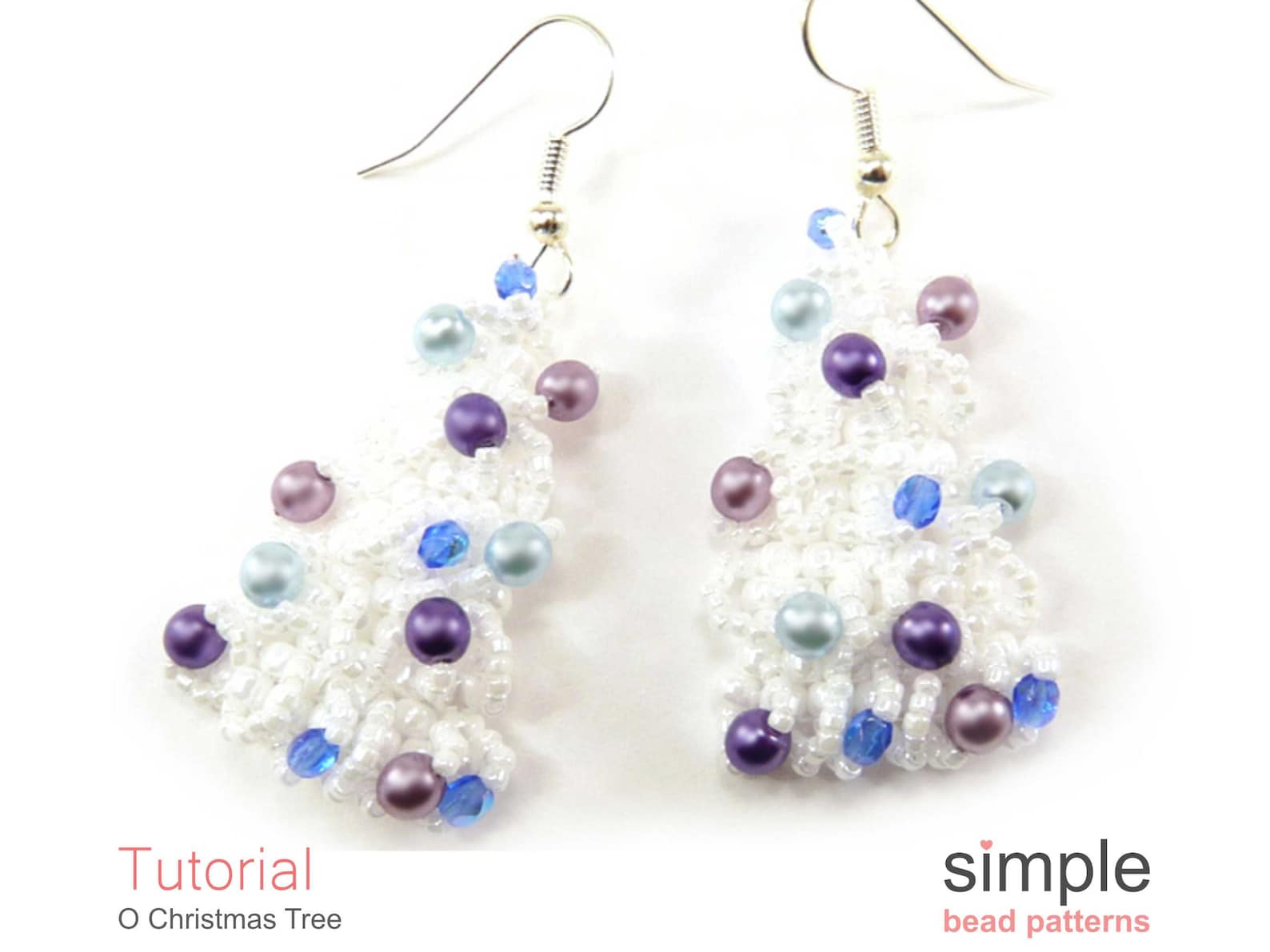 Beaded Christmas Tree Earrings Pattern Beadweaving Christmas - Etsy