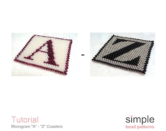 Peyote Stitch Alphabet - Etsy