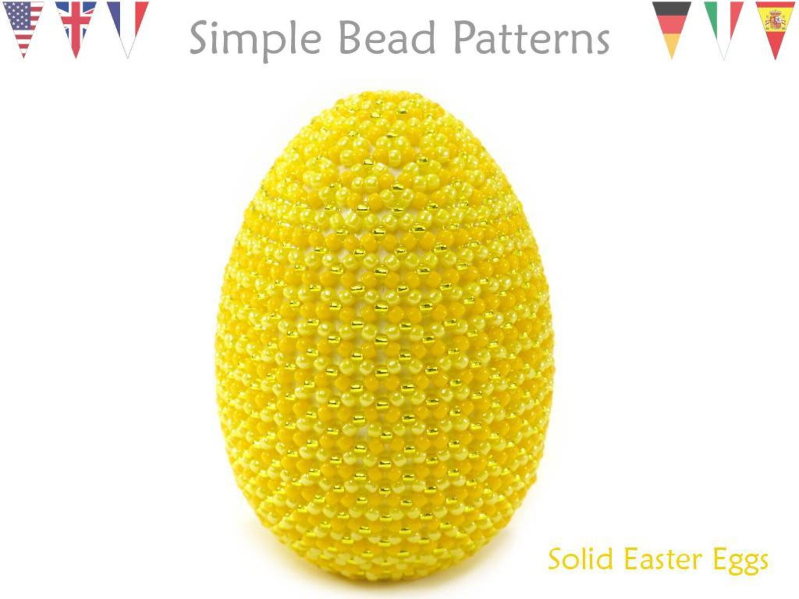 Beaded Easter Egg Pattern Easter Beading DIY Faberge Eggs | Etsy