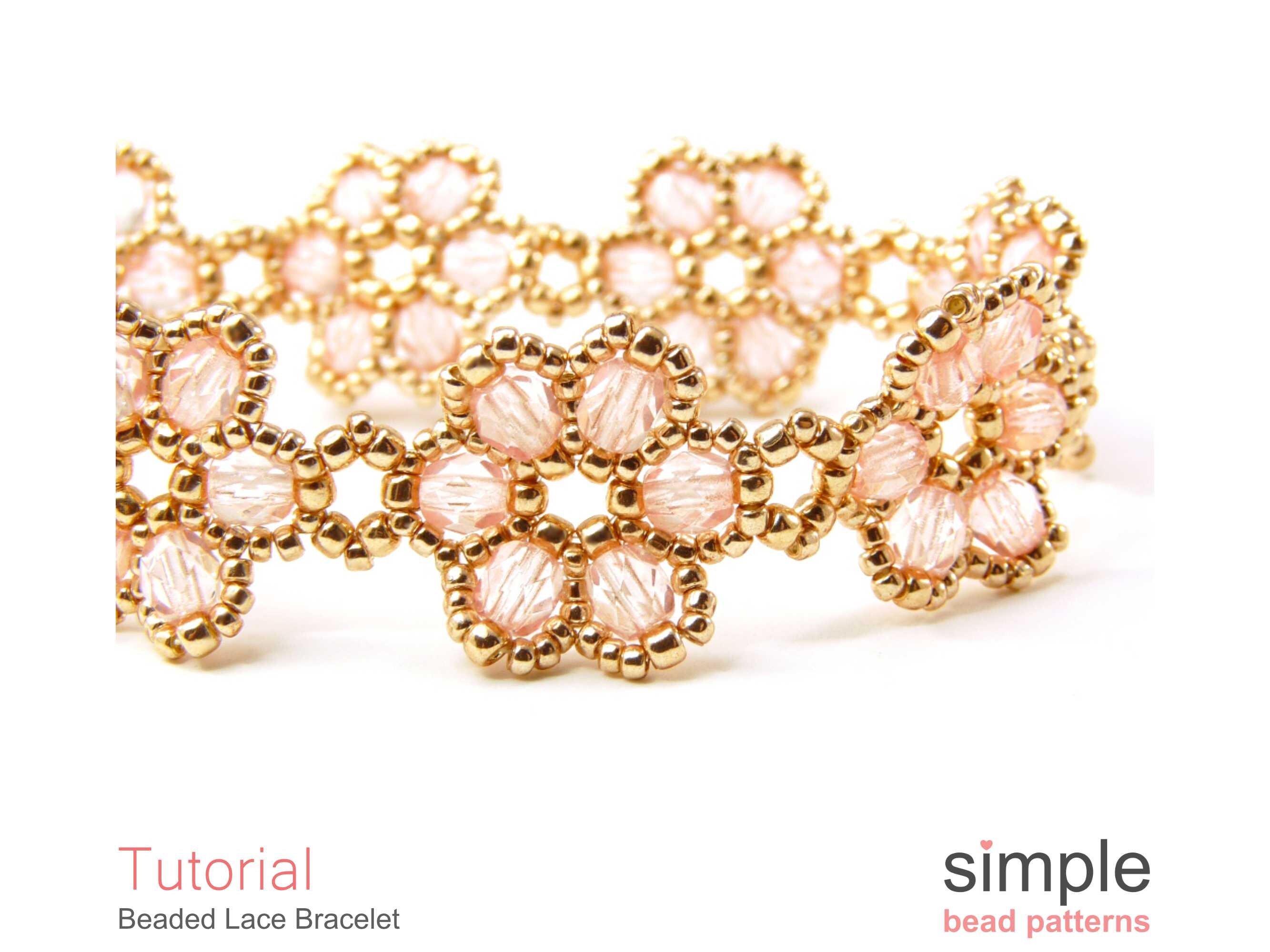 Flower Choker Bead Necklace Pattern Seed Bead Choker - Etsy