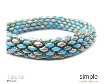 Superduo Bead Patterns Beaded Necklace Patterns (Instant Download) - Etsy