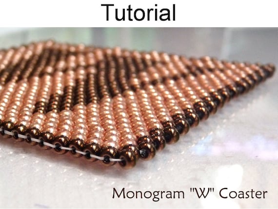 Seed Bead Peyote Stitch Beading Pattern for Beginners Letter Z Beaded ...