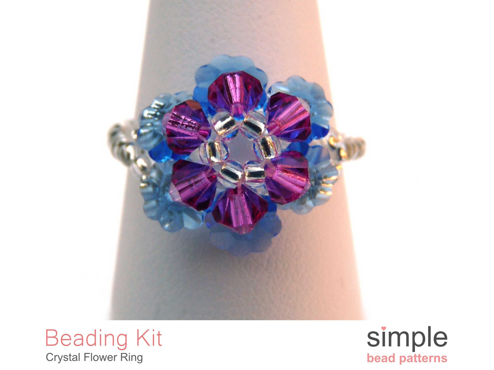 Ring Making Kit Flower Ring Beadweaving Kit Jewelry Making - Etsy