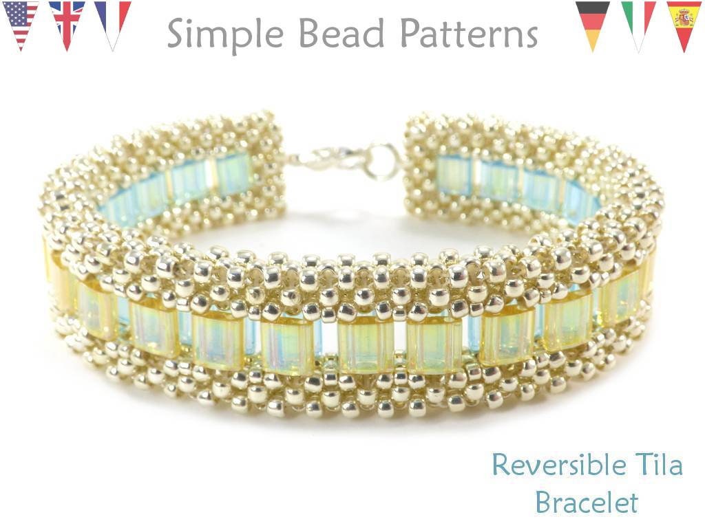 Cubic Right Angle Weave Bracelet Pattern CRAW Beading Pattern | Etsy