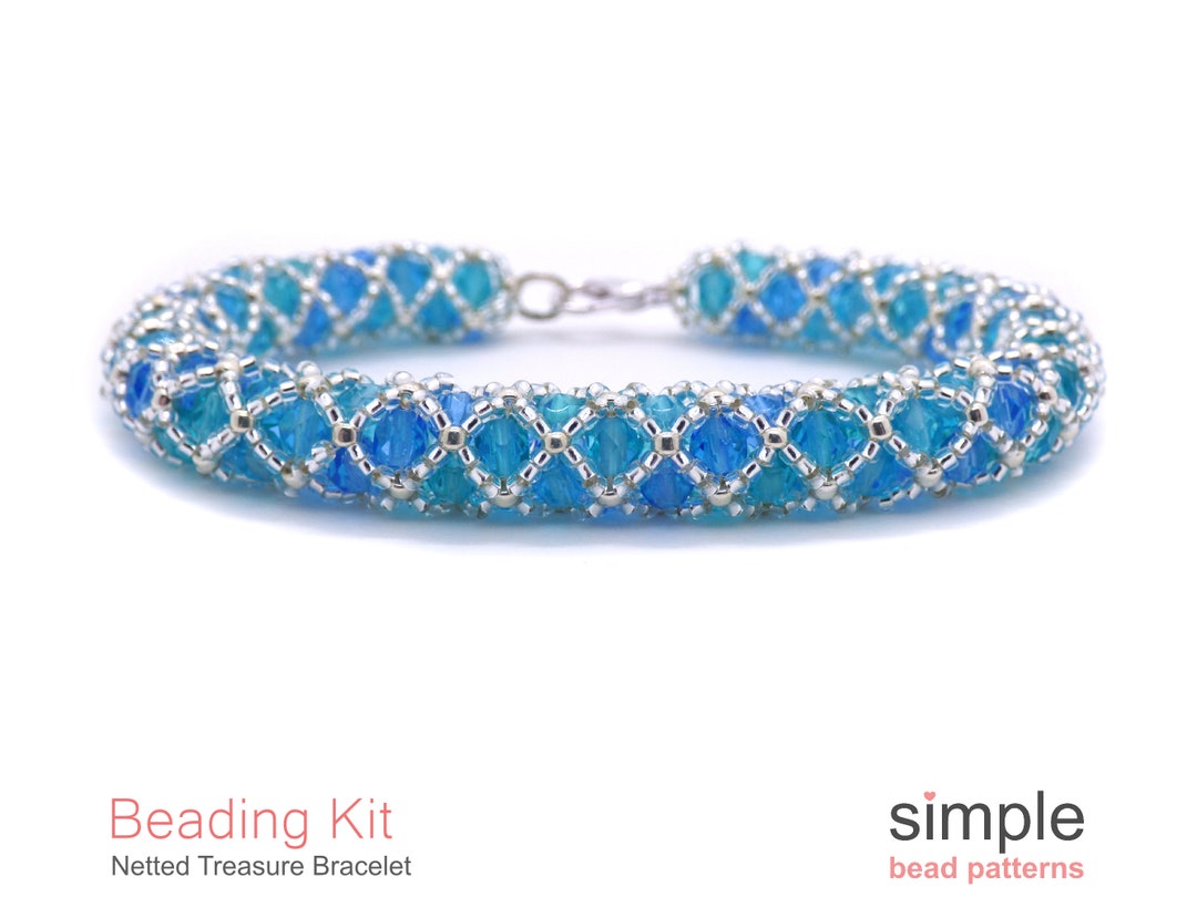 Beaded Tube Bracelet Making Kit, Jewelry Making Kit for Adult, DIY ...