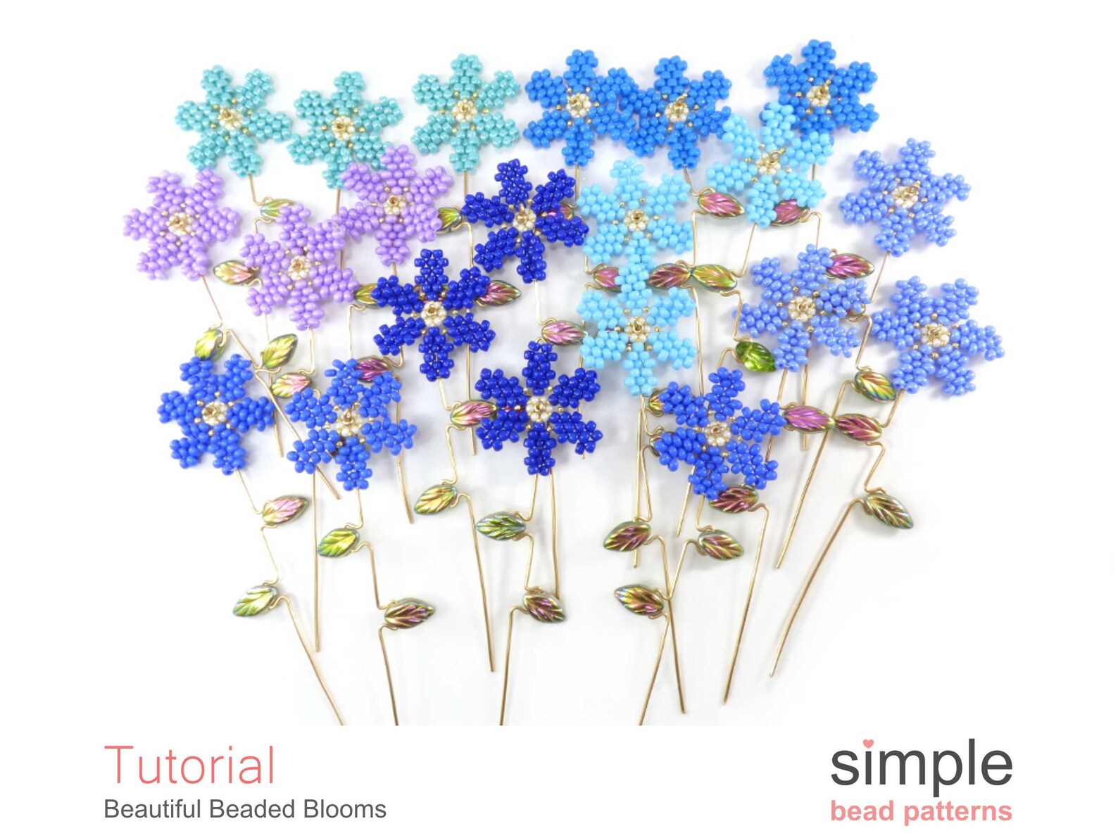Beaded Flowers Patterns Beaded Flowers Tutorial How to Make - Etsy