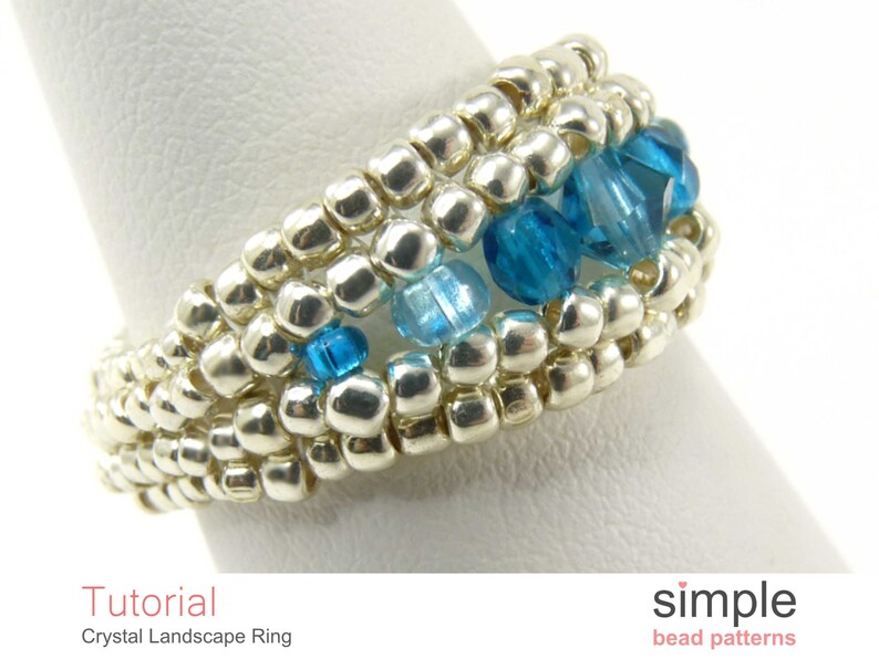 Beaded Rings Pattern How to Make a Beaded Ring Tutorial Bead - Etsy