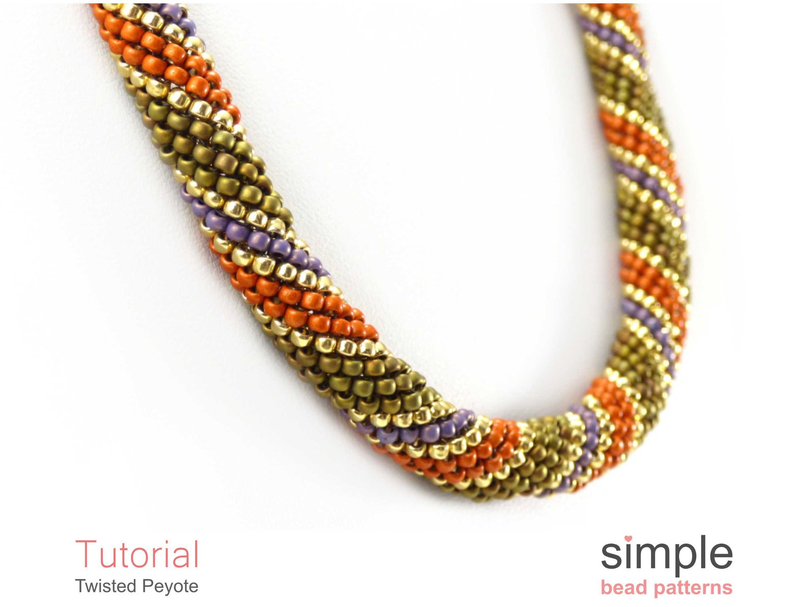 Peyote With a Twist Pattern PWAT Pattern Beaded Tube Jewelry - Etsy