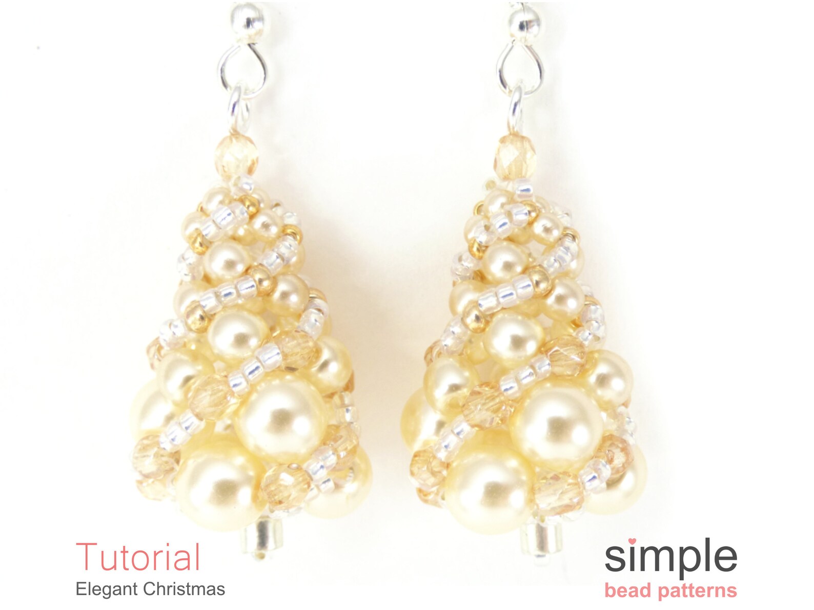 Beaded Christmas Tree Earrings Pattern Beaded Dangle - Etsy