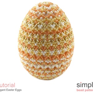 Beaded Easter Egg Pattern Easter Beading DIY Faberge Eggs - Etsy
