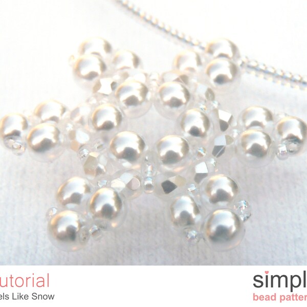 Beaded Snowflake Tutorial - Etsy