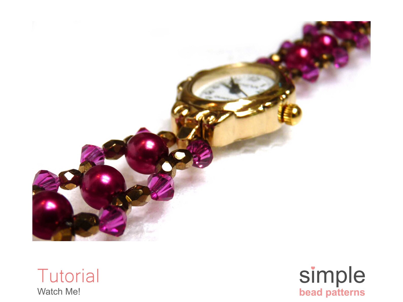 Beaded Watch Band Patterns and Tutorial Beaded Watch Bracelet - Etsy