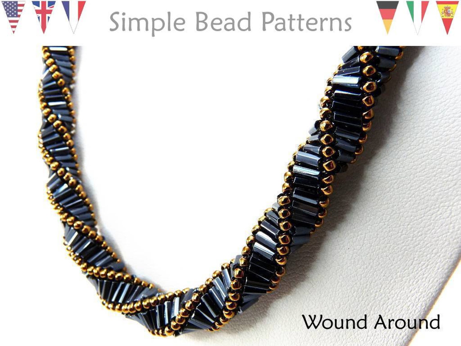 Beaded Bracelet Beading Pattern for Beginners African Helix | Etsy