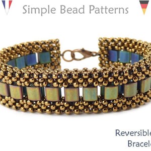 Cubic Right Angle Weave Bracelet Pattern CRAW Beading Pattern | Etsy