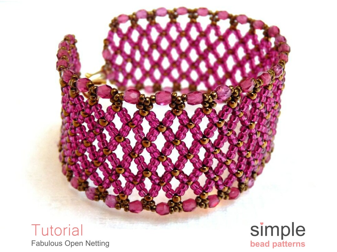 Bracelet Pattern, Beaded Bracelet Tutorial, Jewelry Making Beading ...
