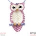 Beaded Owl Pattern, Beaded Owl Pendant Necklace Tutorial, Owl Bead ...