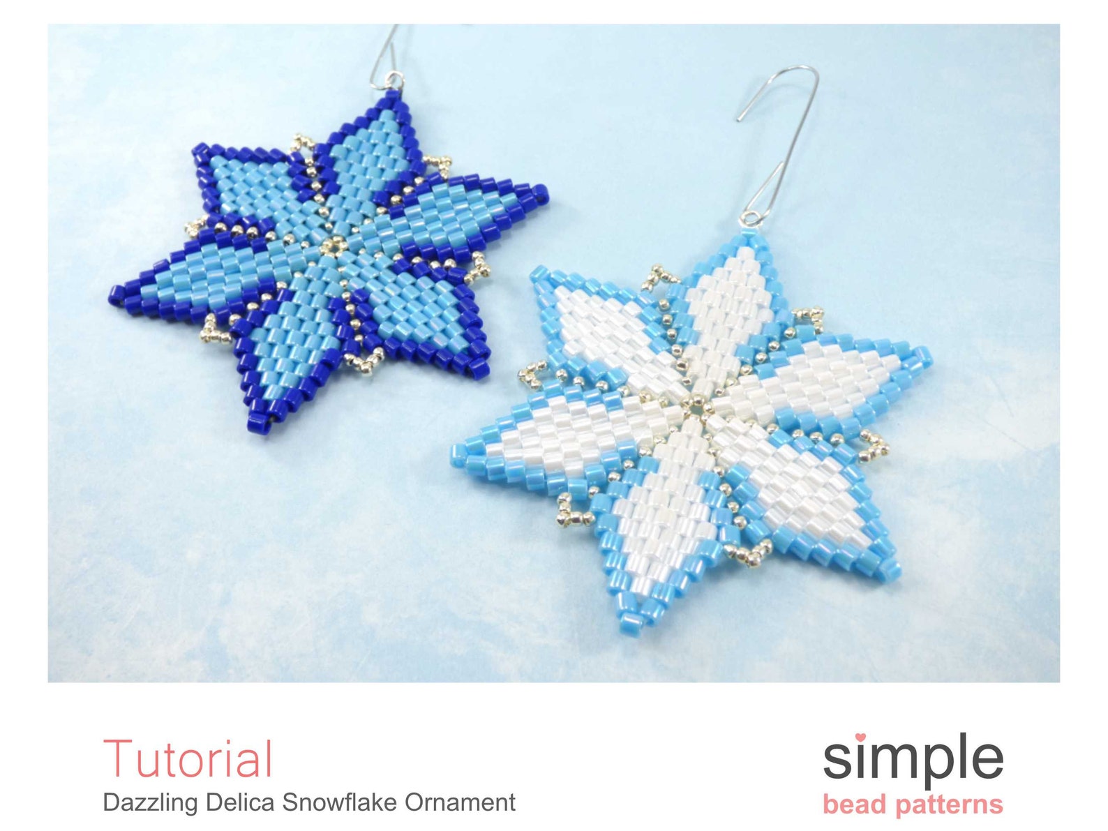 Beaded Snowflake Ornament Pattern Make Christmas Ornaments - Etsy