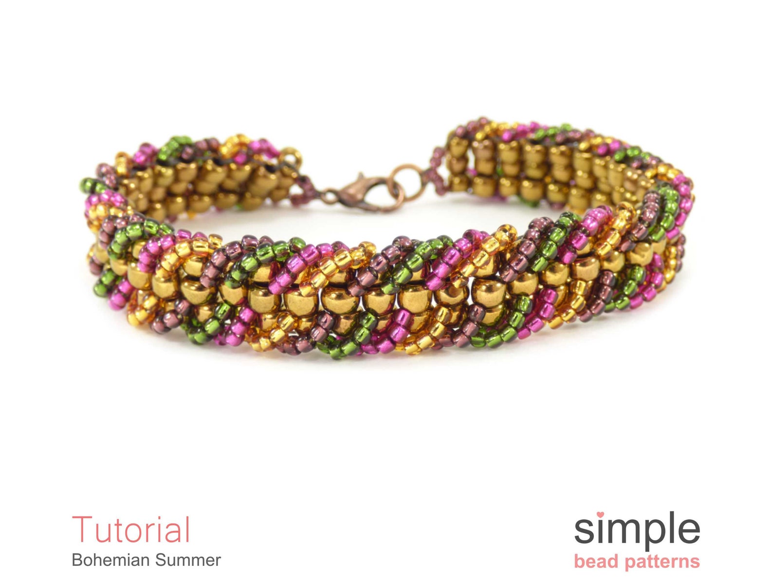 Ladder Stitch Bracelet Beading Tutorial Pattern Jewelry - Etsy Australia