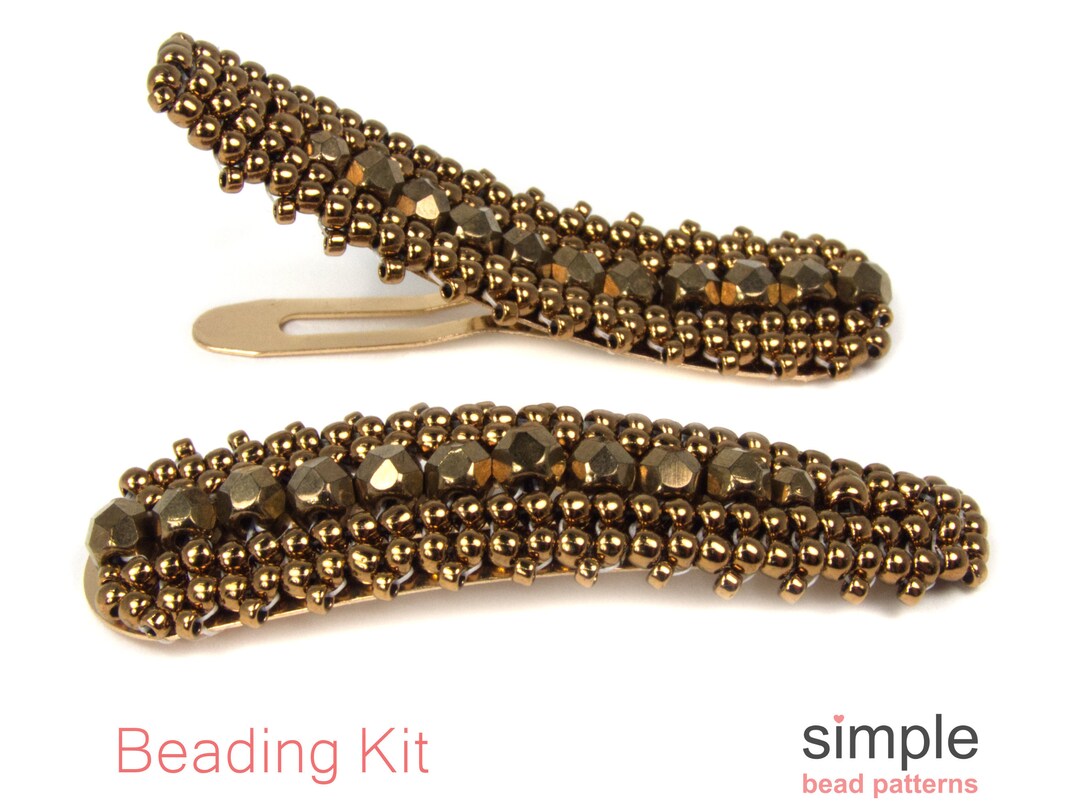 Beaded Hair Jewelry Clips Kit, Beadweaving Kit, Jewelry Making Kits for ...