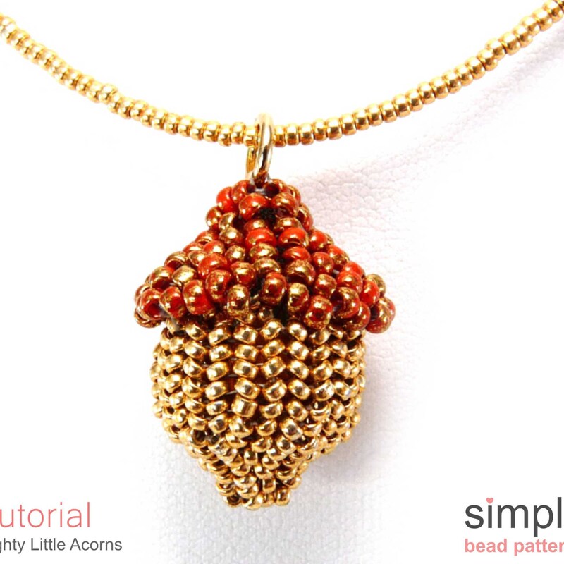 Beaded Acorn - Etsy