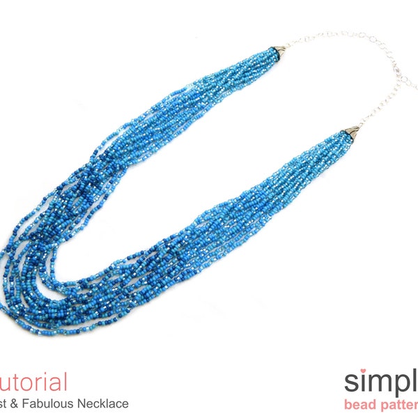Multi Strand Seed Bead Necklace - Etsy
