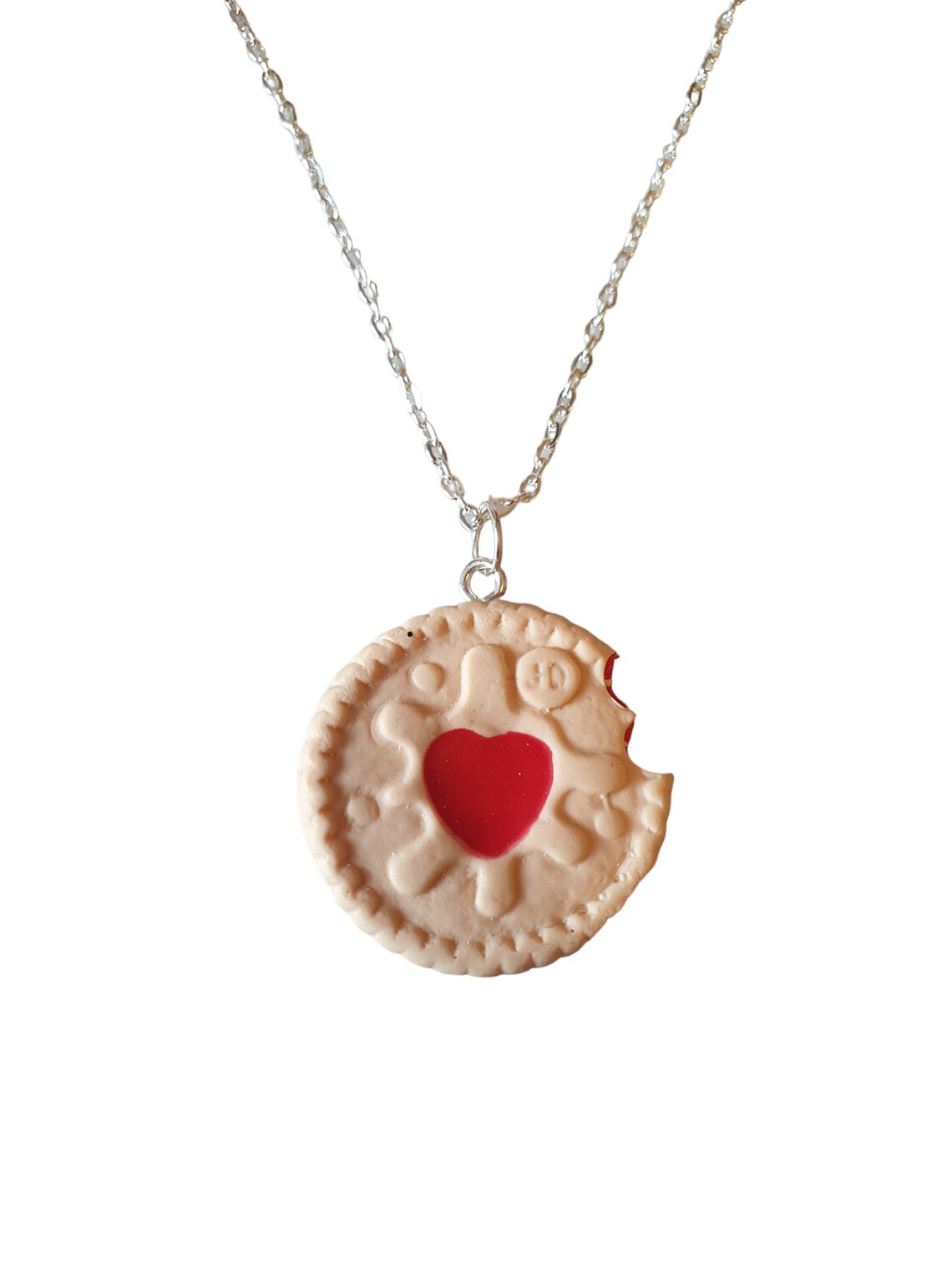 Jammy Dodger Biscuit Necklace- Mini Food Retro Rockabilly Jewellery - Etsy