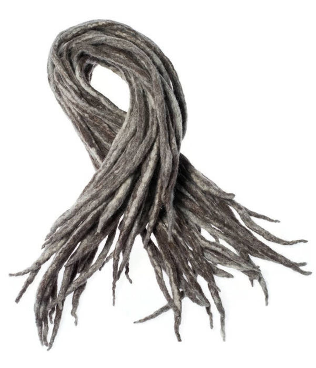 Wool Dreadlocks Steampunk Brown Blended Custom Wool Dreads- Double ...