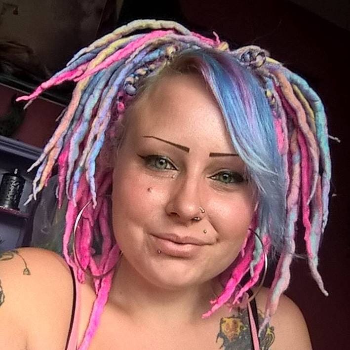 Wool Dreadlocks Rainbow Unicorn Pastel Custom Wool Dreads - Etsy