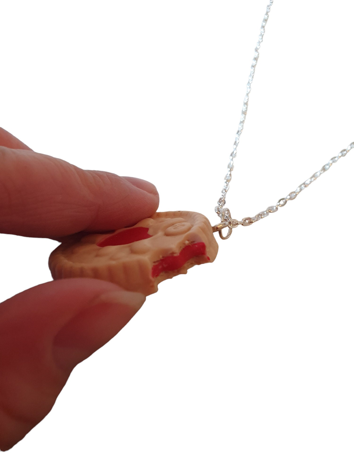 Jammy Dodger Biscuit Necklace- Mini Food Retro Rockabilly Jewellery - Etsy