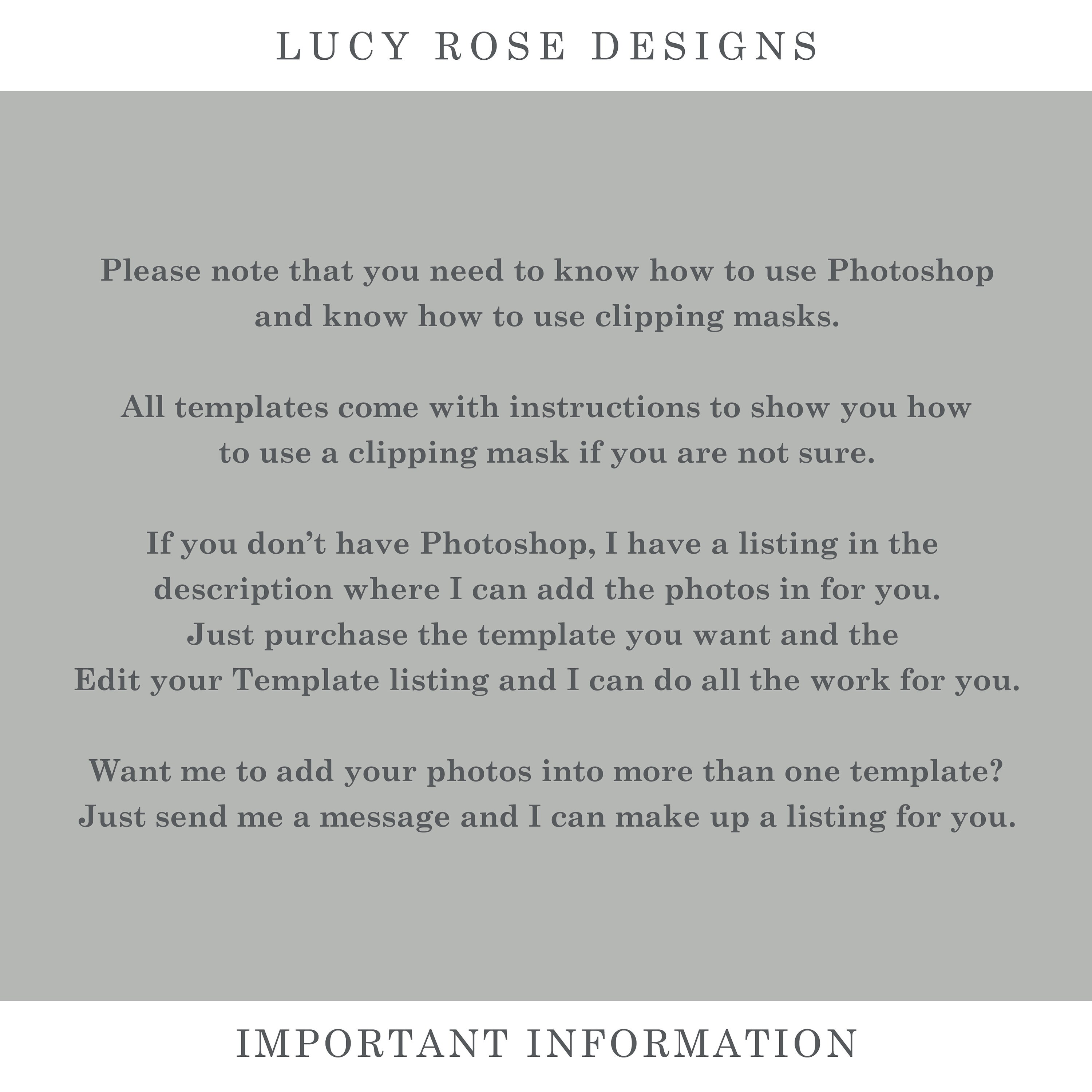 4 X 6 PSD Template, Photo Collage Template - Etsy