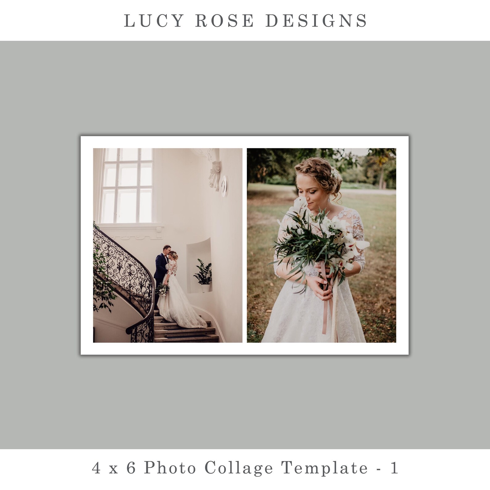 4 X 6 Canva Template, Photo Collage Template - Etsy