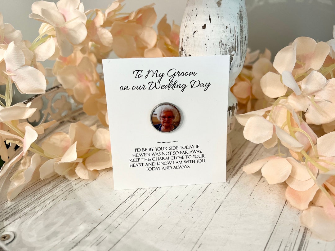 Pocket Pin, Wedding Memorial Pin, Memorial Pin, to My Groom Gift, Groom ...