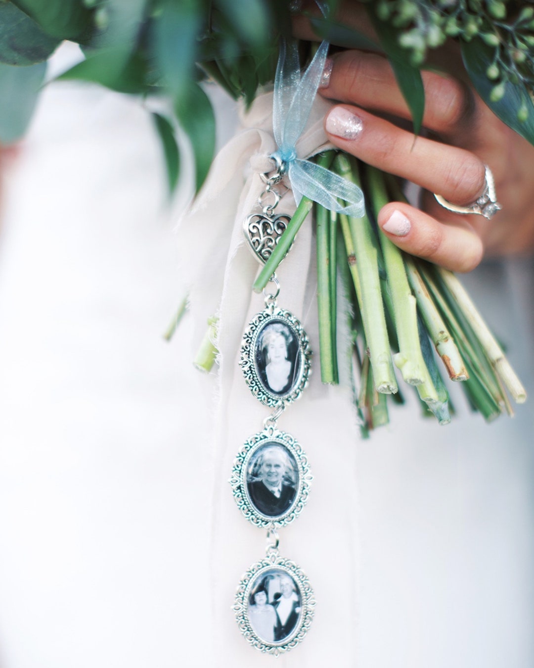 Memorial Bouquet Charm, Bridal Bouquet Charm, Memorial Charm for ...