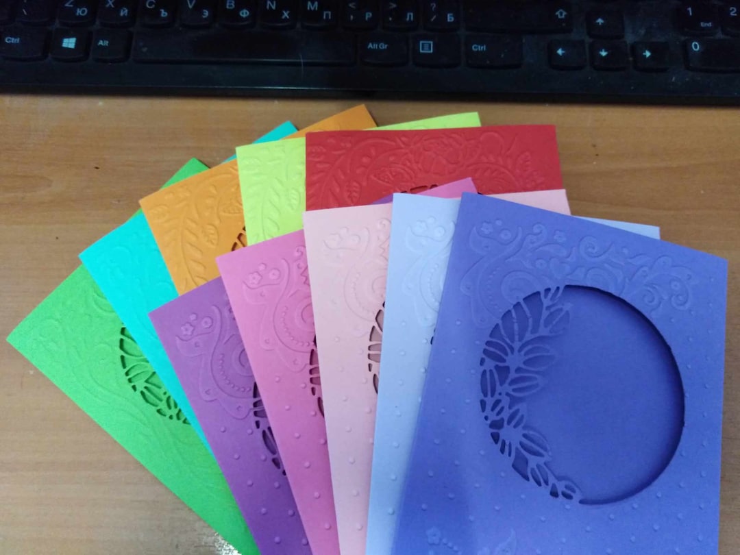 NEW CUTOUT These Are Try Fold Cards Choose Your Colour Ideal for That ...