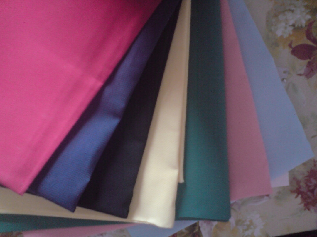 1 PIECE of 14 Count Cross Stitch Aida 30 X 50cm With 10 Colours to ...