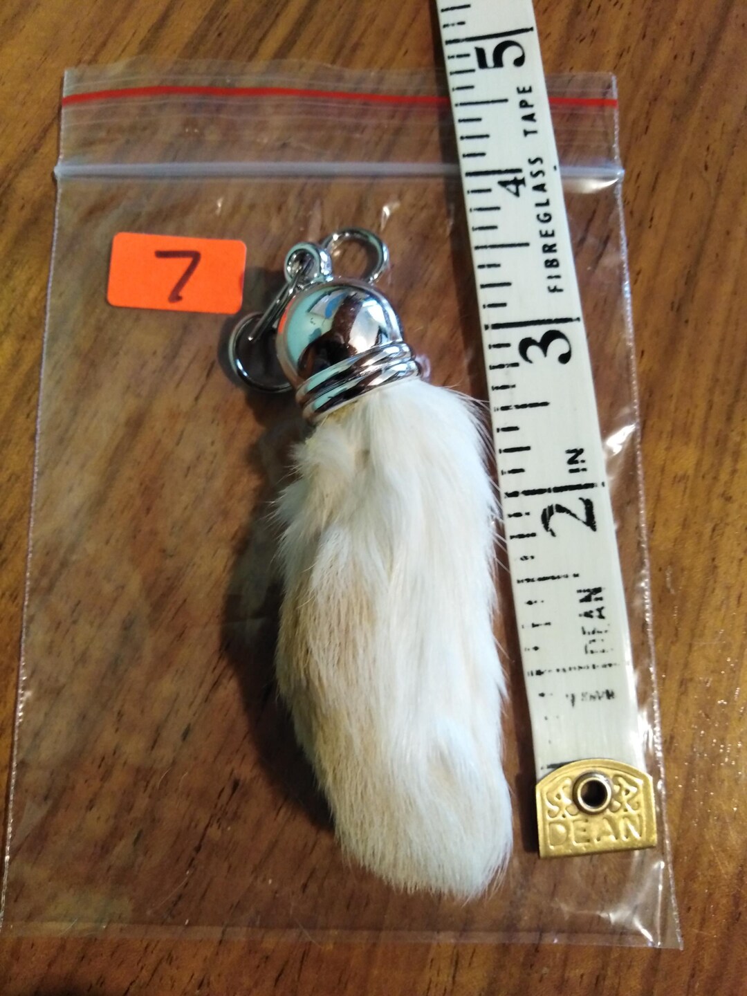 A LUCKY No 7 Real Lucky Rabbit FOOT KEYRING, Pelt, Hide, - Etsy