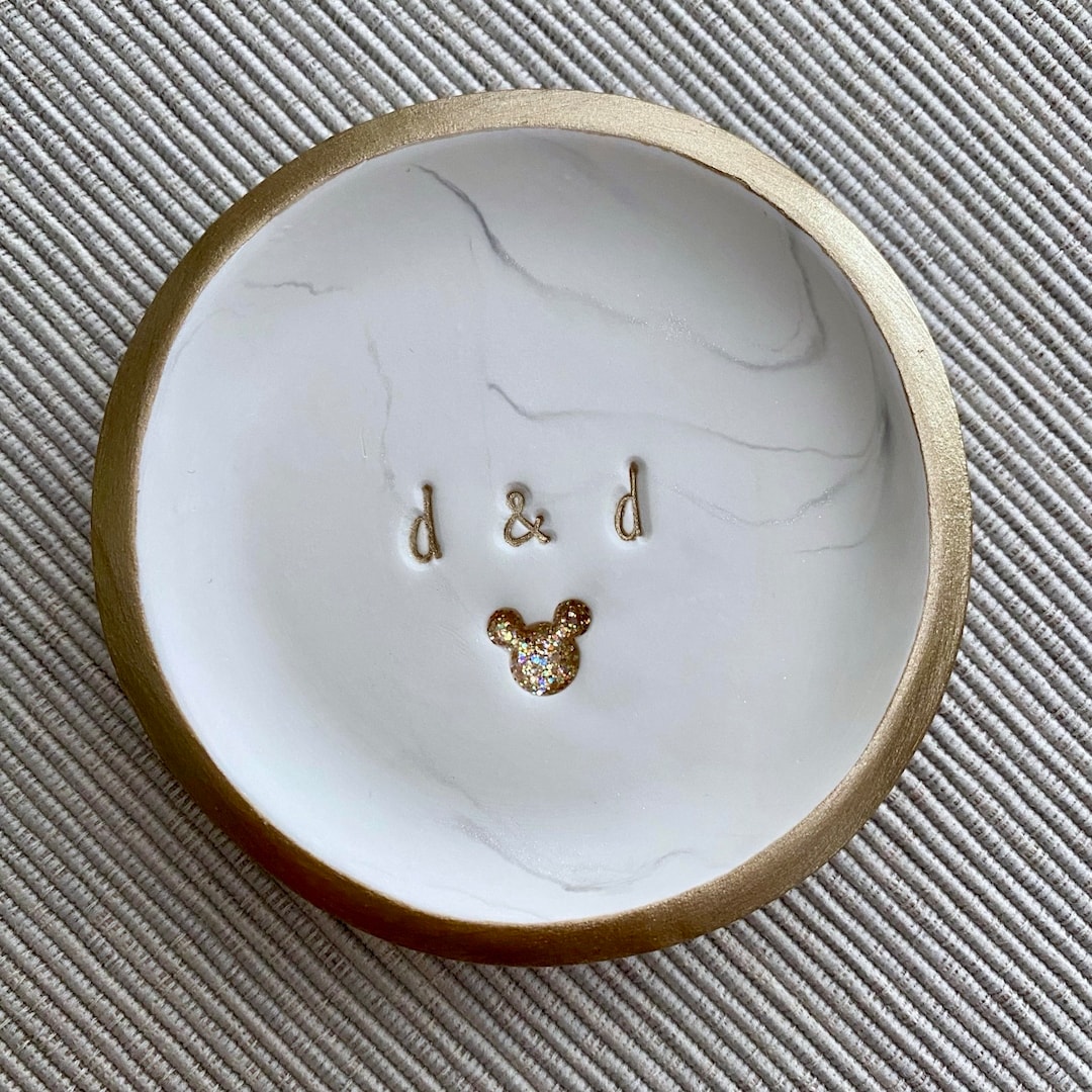 Disney Ring Dish, Disney Engagement, Disney Wedding, Personalized Ring ...